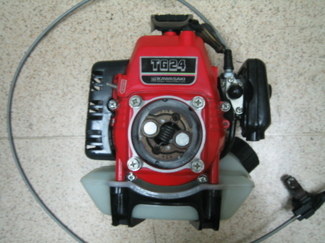 Yahoo!オークション - ジャンク品・シングウK-248E草刈機用エンジン...