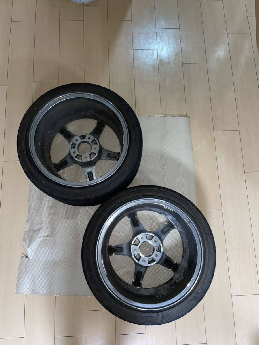 Yahoo!オークション - 【希少 メッキ】M2 DT05R 17インチ 9.5J +15 2本...