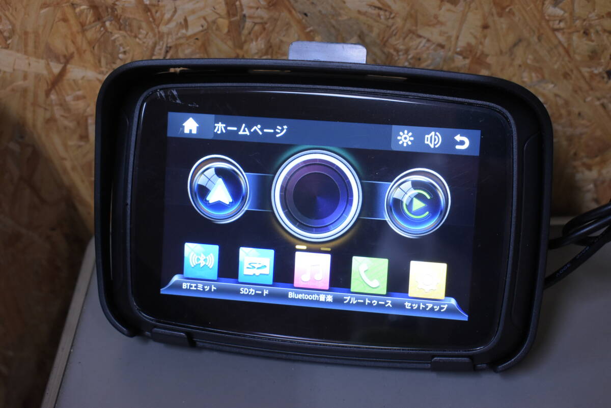 Yahoo!オークション - 5インチ バイク用 防水 ポータブル ディスプレイ...