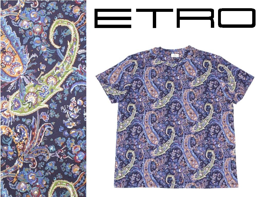 Yahoo!オークション - 9万新品 XL 【ETRO】エトロ イタリア製 ボタニカ...