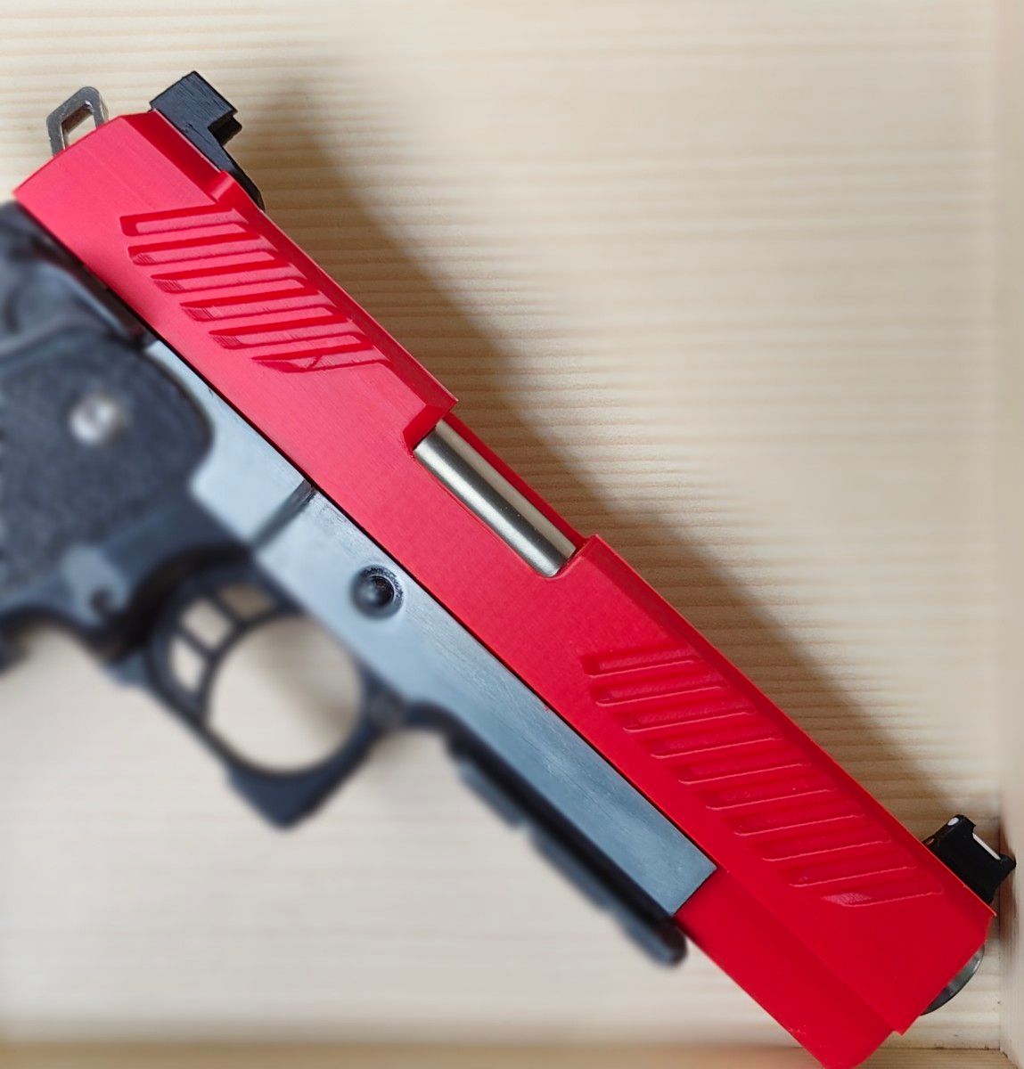 5 1赤ABS製SLICERカスタムスライド ハイキャパ5 1用|Yahoo 5 1赤ABS製SLICERカスタムスライド ハイキャパ5 1用|Yahoo