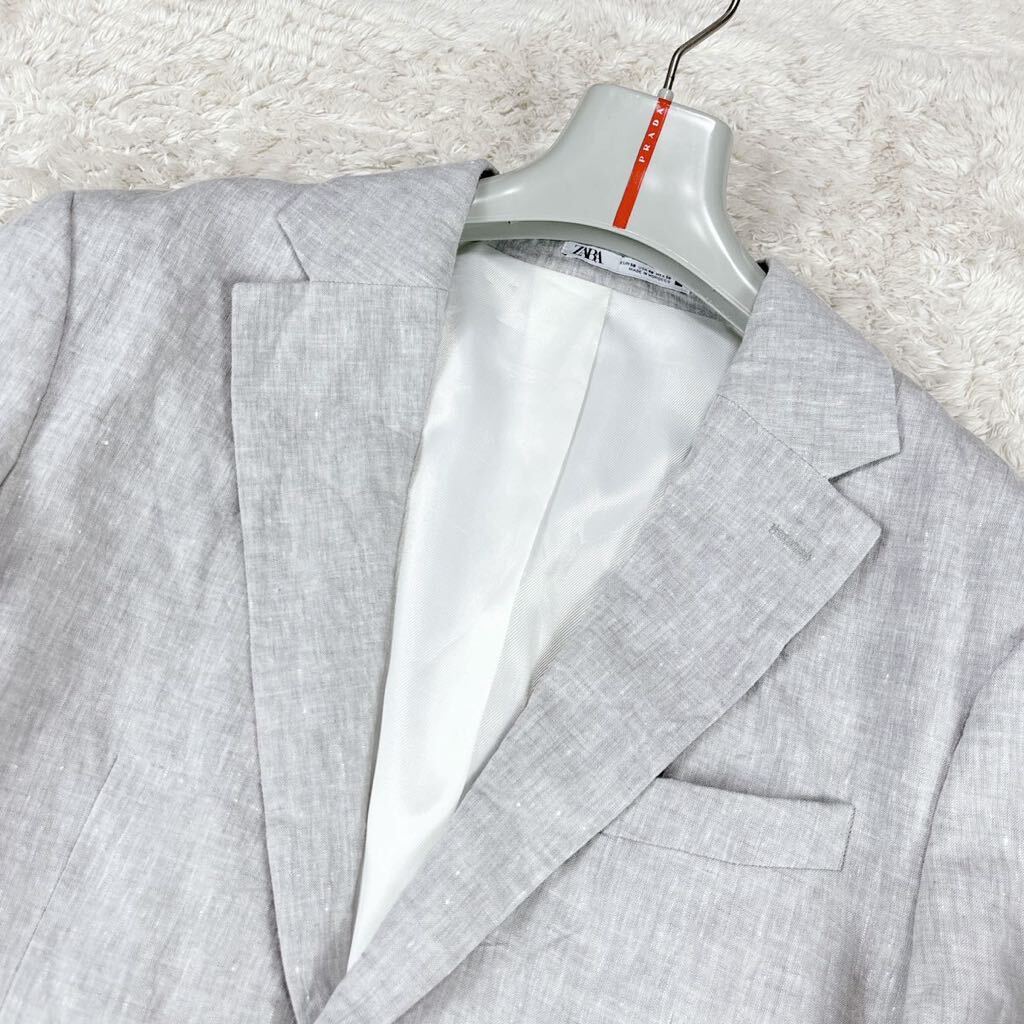 Yahoo!オークション - 1円 美品 XL.LL~XXL.3Lザラ ZARA テーラードジャ...