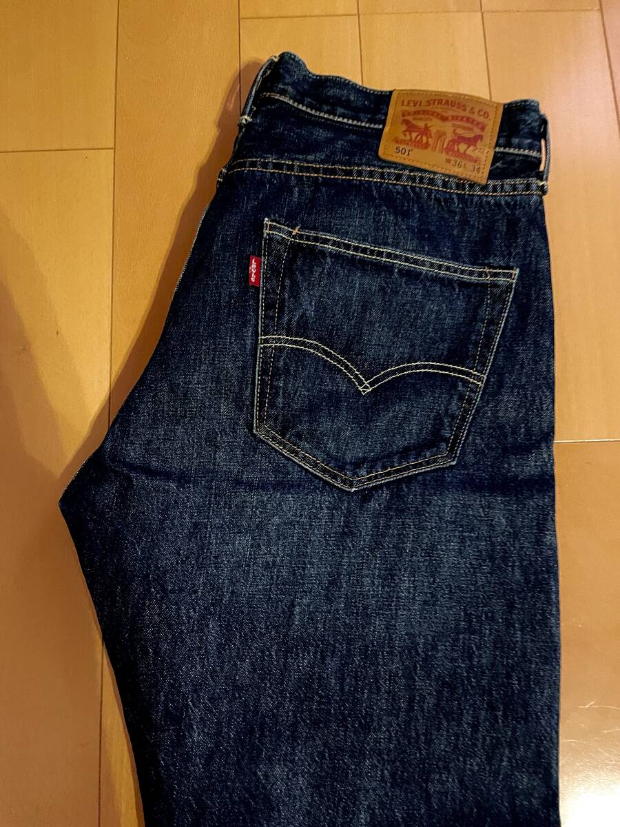 Yahoo!オークション - Levi's 00501-2453 WHITE OAK CONE DENIM USA製 ...