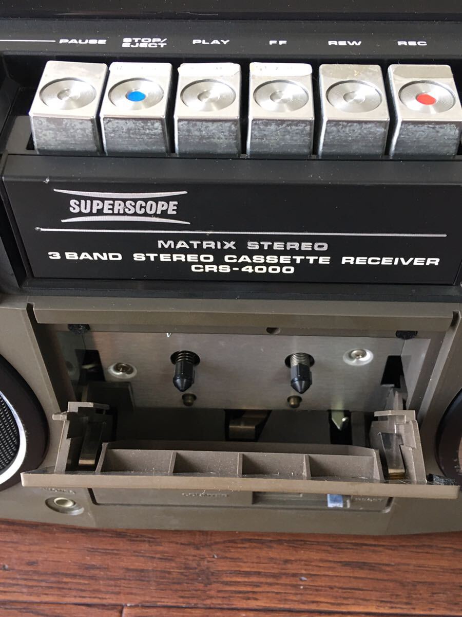 Yahoo!オークション - marantz マランツ 昭和レトロ 当時物 CRS-4000 ...