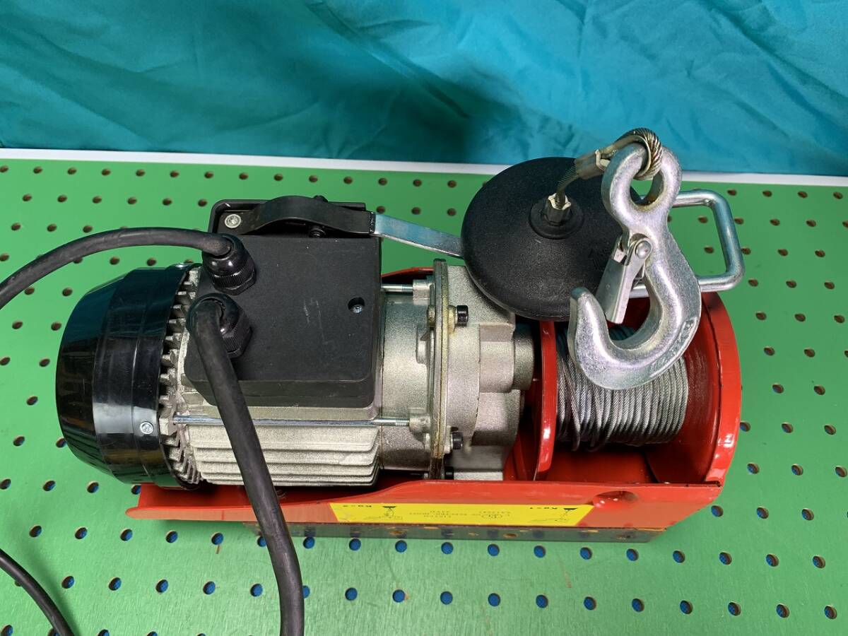 Yahoo!オークション - HGS-B MICRO ELECTRIC ROPE HOIST 100V 電動小...