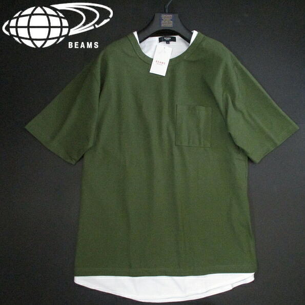 Yahoo!オークション - 新品 未使用 ビームス レイヤード風 半袖カット...