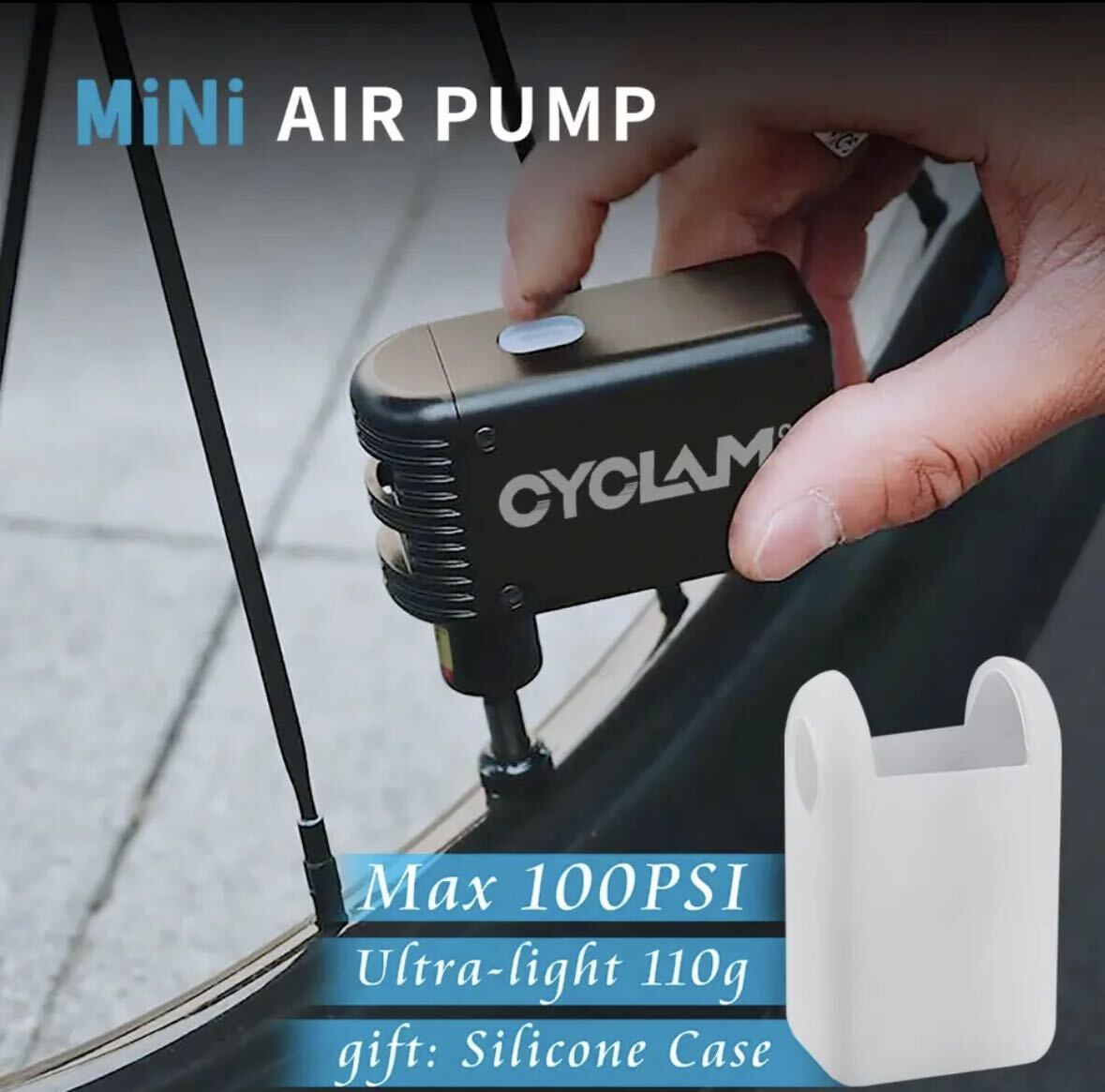 Yahoo!オークション - CYCLAMI A2 MINI 自転車用 電動空気入れ(ポンプ)...