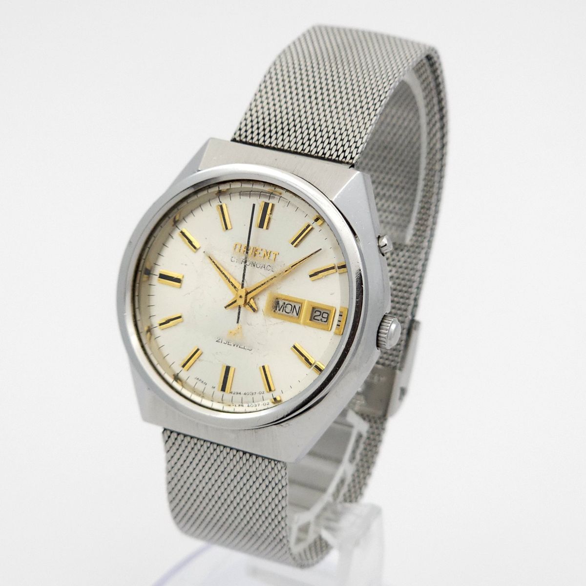 Yahoo!オークション - 1円 ORIENT オリエント クロノエース Y429-23670...