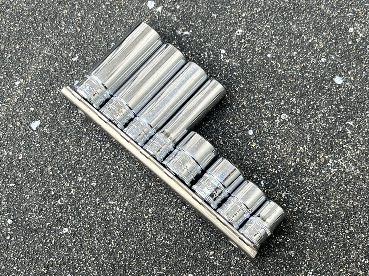 Yahoo!オークション - スナップオン 1/4 シャロー&ディープソケット Sn...