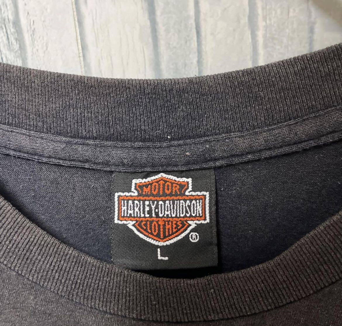HARLEY-DAVIDSON ハーレーダビッドソン Tシャツ L ブラック USA HARLEY-DAVIDSON ハーレーダビッドソン Tシャツ L ブラック USA