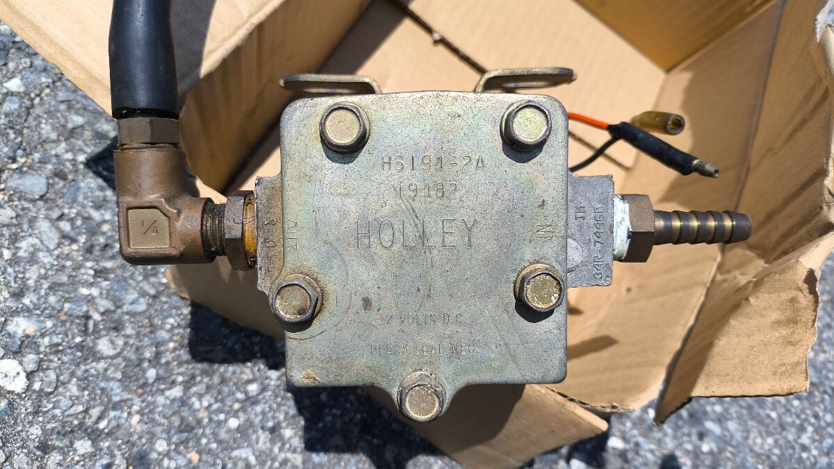 Yahoo!オークション - holley electric fuel pump 4AGにて使用