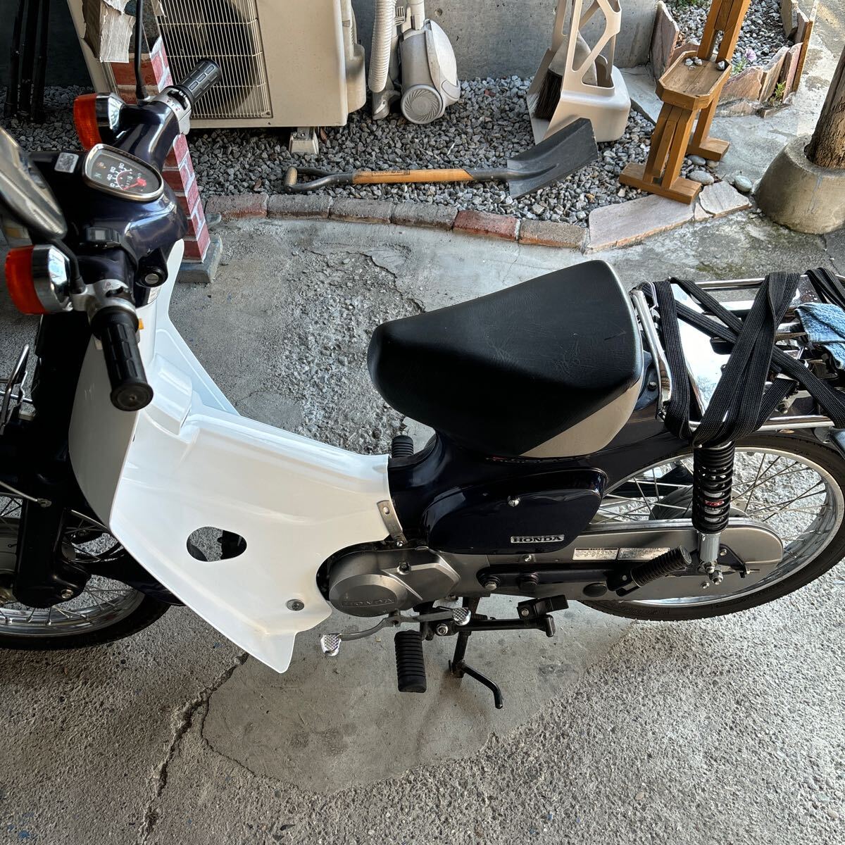 Yahoo!オークション - スーパーカブ90DX HA02 車体 ブルー カスタム車