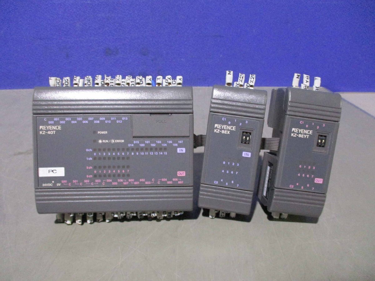 Yahoo!オークション - 中古 KEYENCE KZ-40T 超小型パッケージタイプPLC...