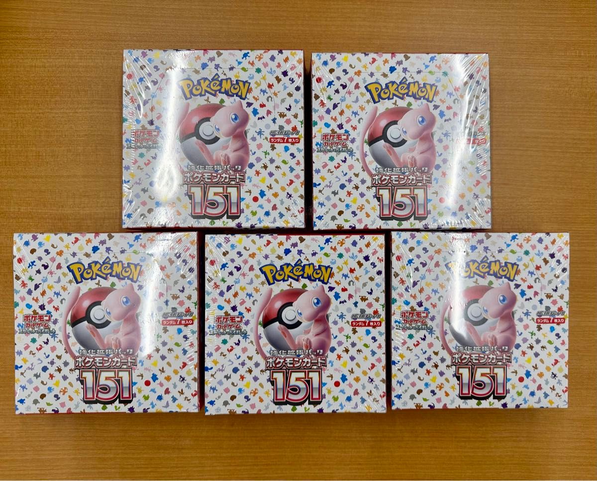 訳あり商品 ポケモンカード151 5BOX シュリンク付き|Yahoo 訳あり商品 ポケモンカード151 5BOX シュリンク付き|Yahoo