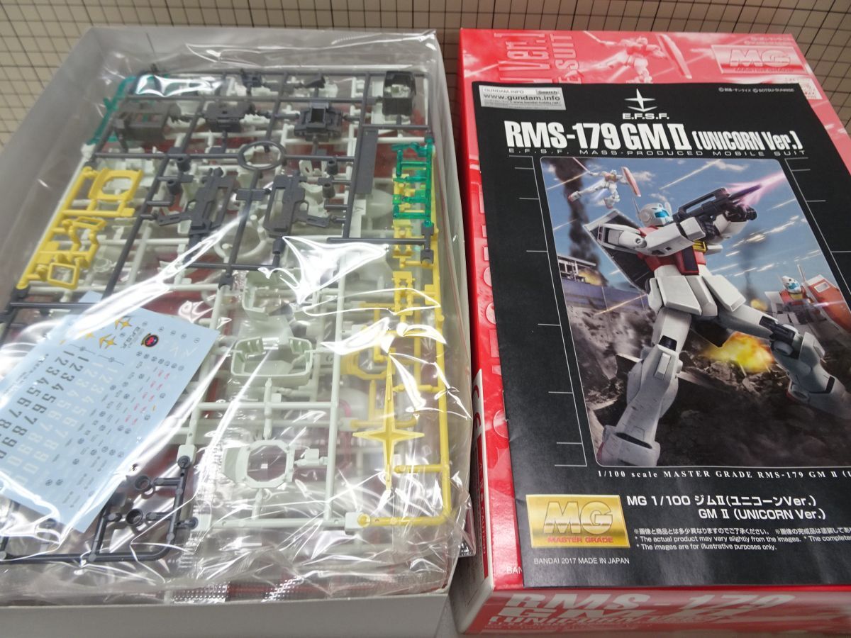 Yahoo!オークション - #k90【梱80】バンダイ MG ジムⅡ ユニコーンVer....