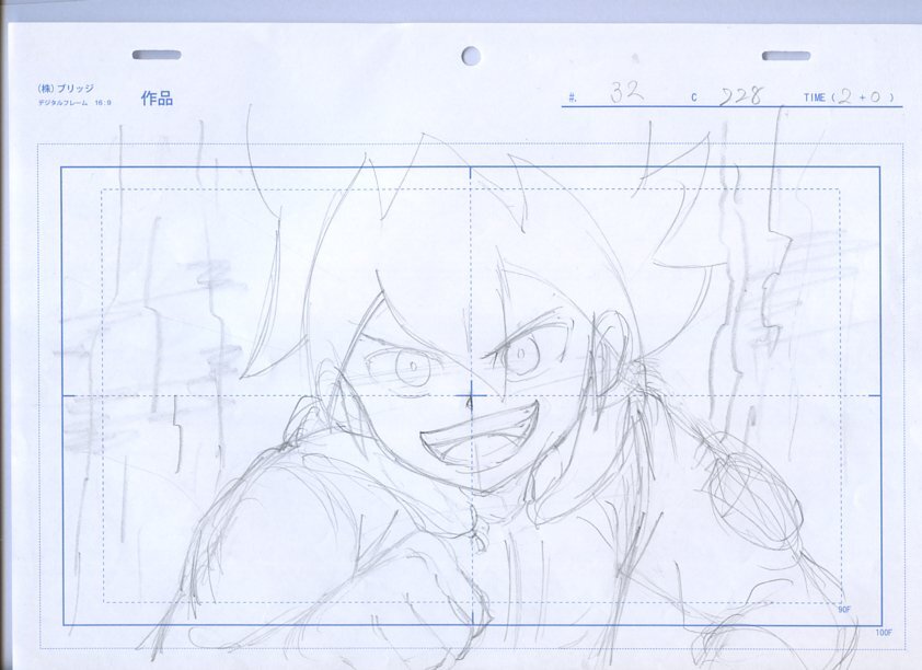 Yahoo!オークション - Aセル画 ラフ原画 遊戯王SEVENS 其の111