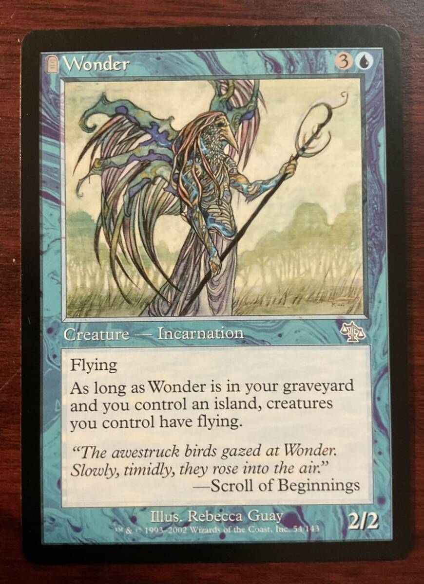 Yahoo!オークション - [AG-MTG] 《不可思議/Wonder》[JUD] 青U 英語版 ...