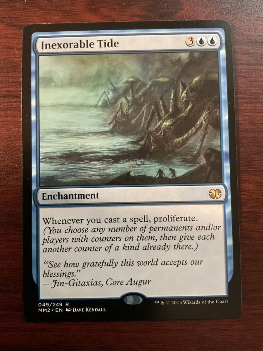 Yahoo!オークション - [AG-MTG] 《容赦無い潮流/Inexorable Tide》[MM2...
