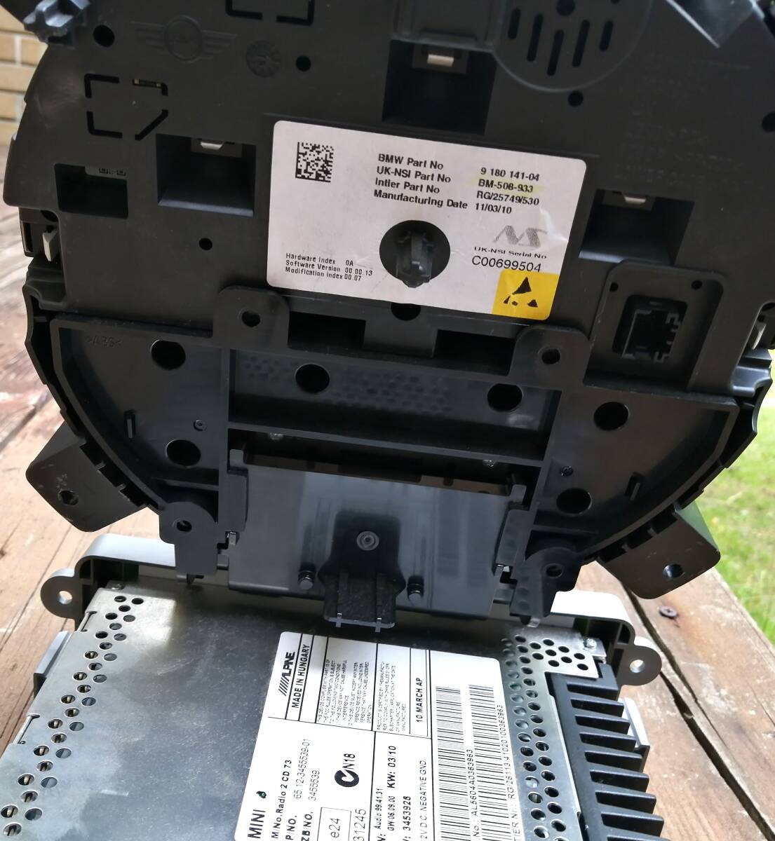 Yahoo!オークション - BMW R56 前期 ミニクーパーS センターメーター(2...