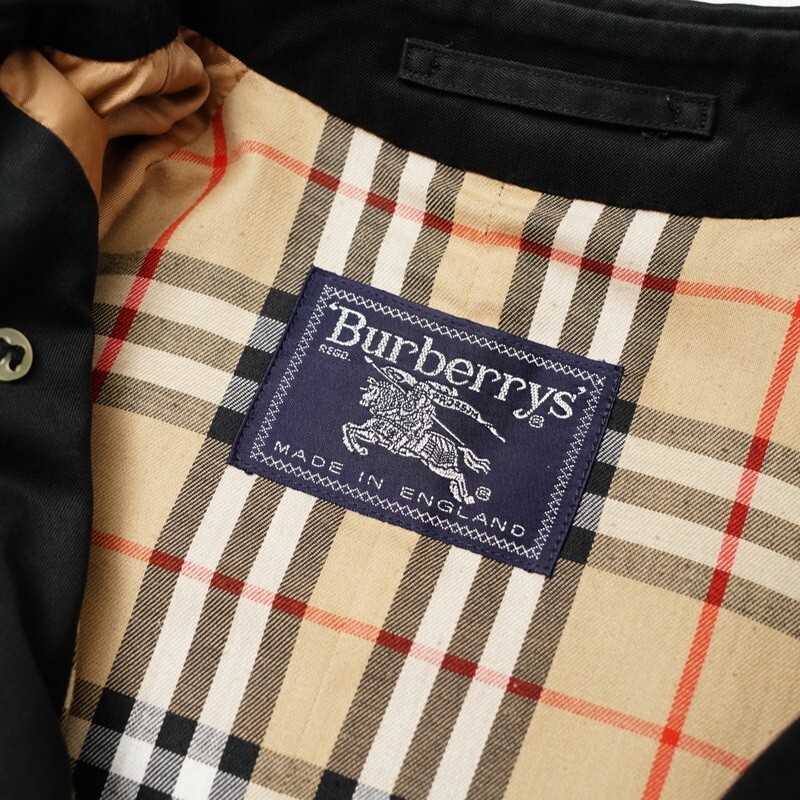 Yahoo!オークション - GQ1890 英国製 バーバリー/Burberrys 90’s ヴ...