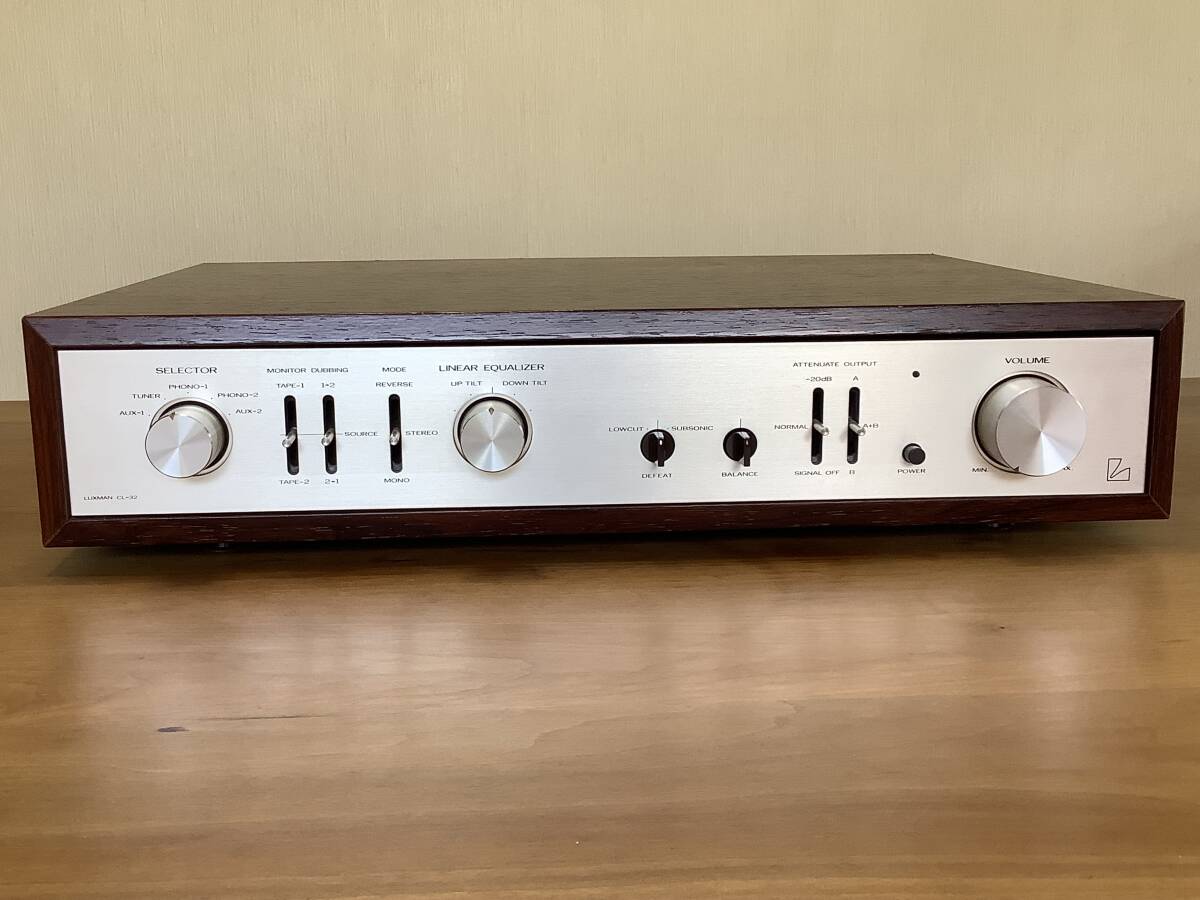 Yahoo!オークション - 真空管プリアンプ ラックスマン/ LUXMAN CL32 ...