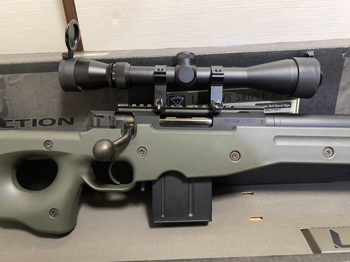 Yahoo!オークション - 【美品】東京マルイ L96AWSスナイパーライフル・...