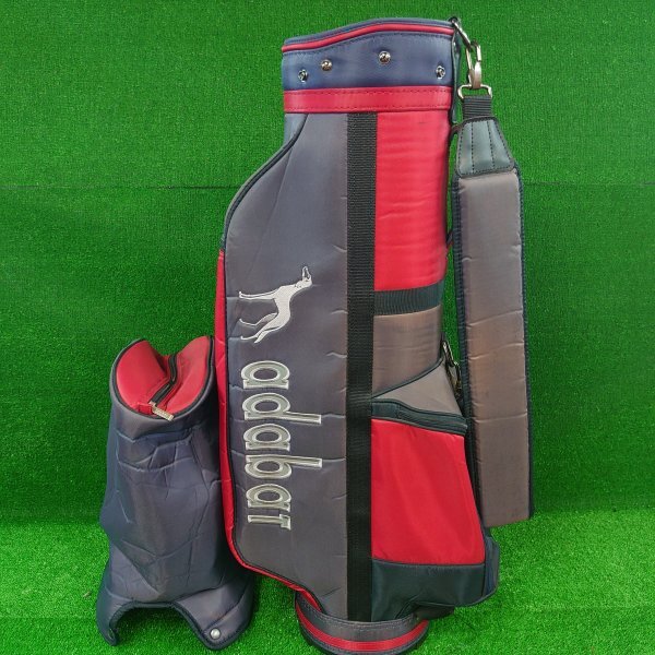 Yahoo!オークション - adbat アダバット 軽量 キャディバッグ フードカ...