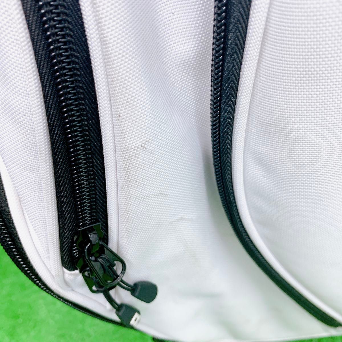 良品】FIDES フィデス キャディバック GOLF ホワイト スタンド 良品】FIDES フィデス キャディバック GOLF ホワイト スタンド