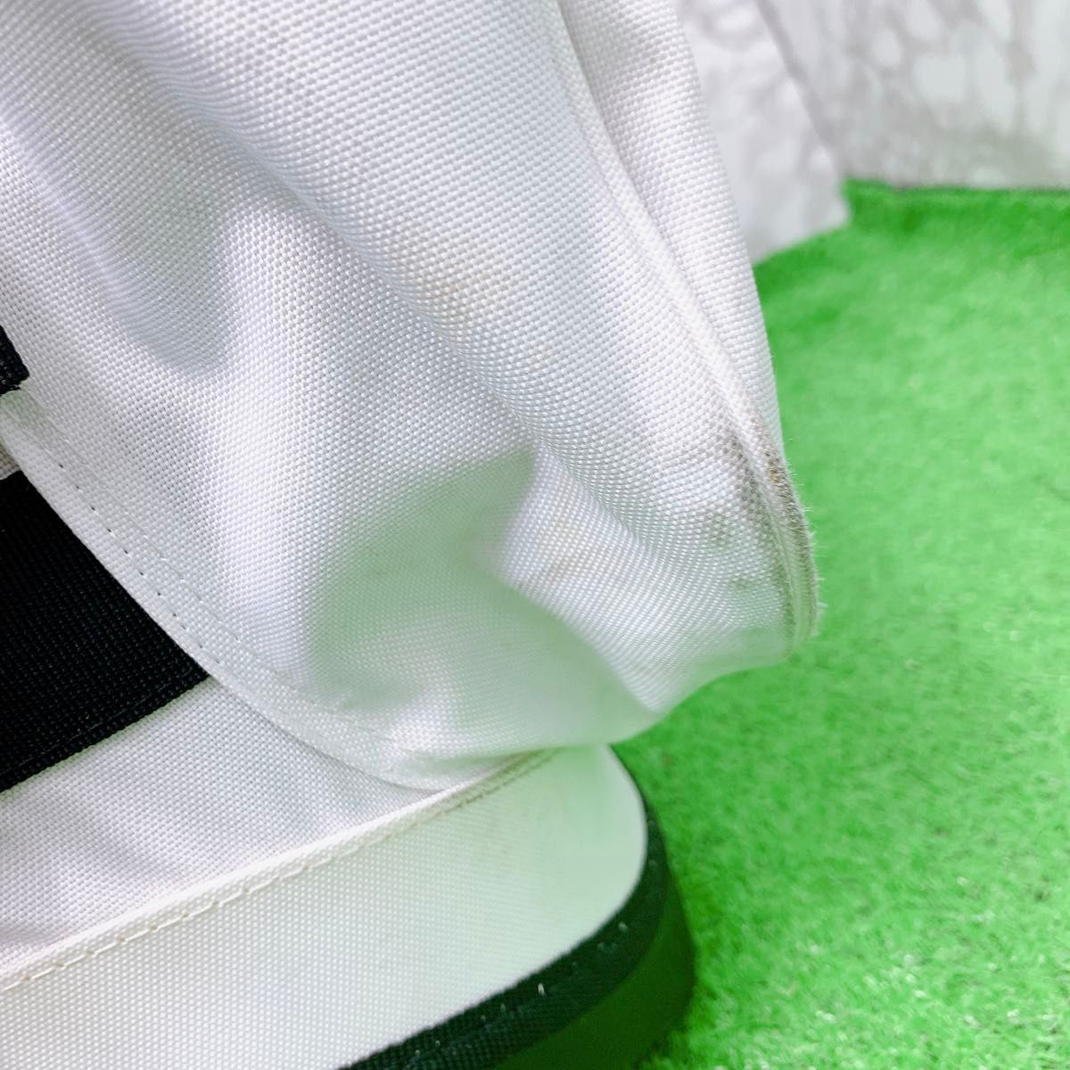 良品】FIDES フィデス キャディバック GOLF ホワイト スタンド 良品】FIDES フィデス キャディバック GOLF ホワイト スタンド