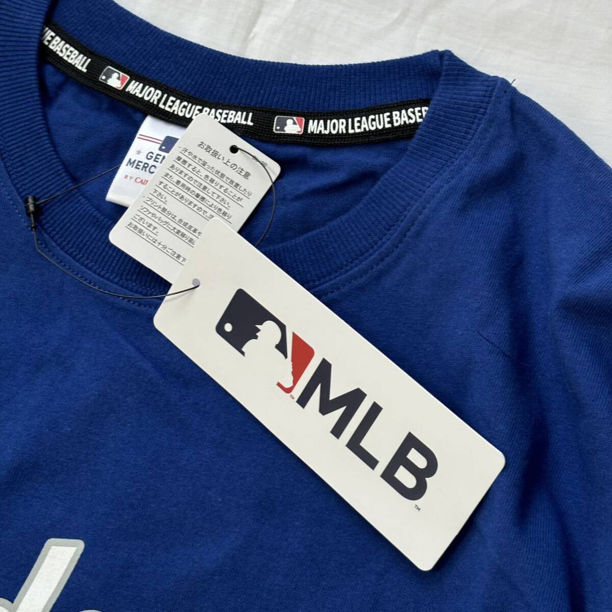 Yahoo!オークション - S201新品 【メンズ 4L(3XL) 】青 LAロゴ ドジャ...