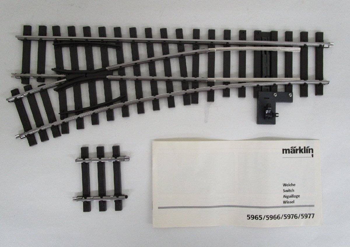 Yahoo!オークション - markin メルクリン 5976 1番ゲージ 分岐レール ...