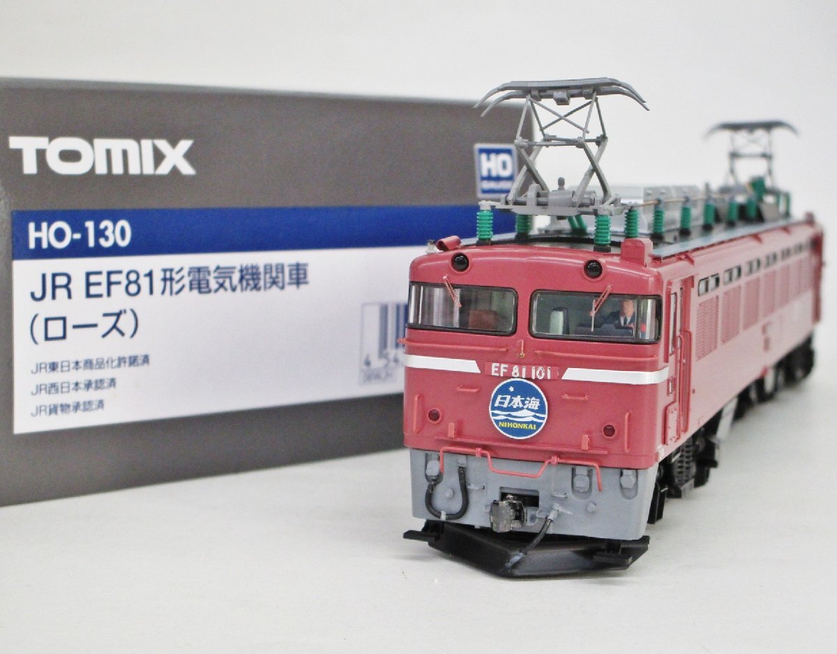 Yahoo!オークション - TOMIX HO-130 JR EF81形電気機関車(ローズ)【ジ...