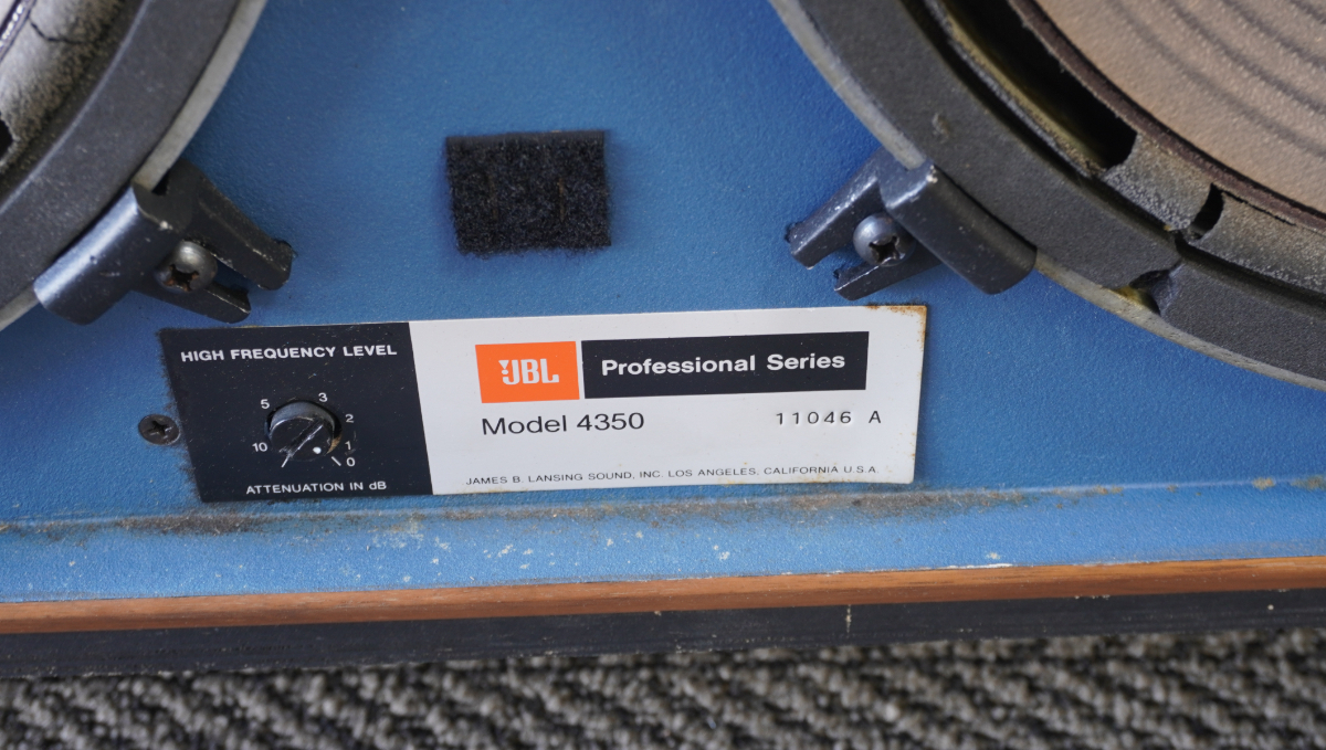 Yahoo!オークション - ジェイビーエル JBL 4350 AWX アルニコ スピーカ...