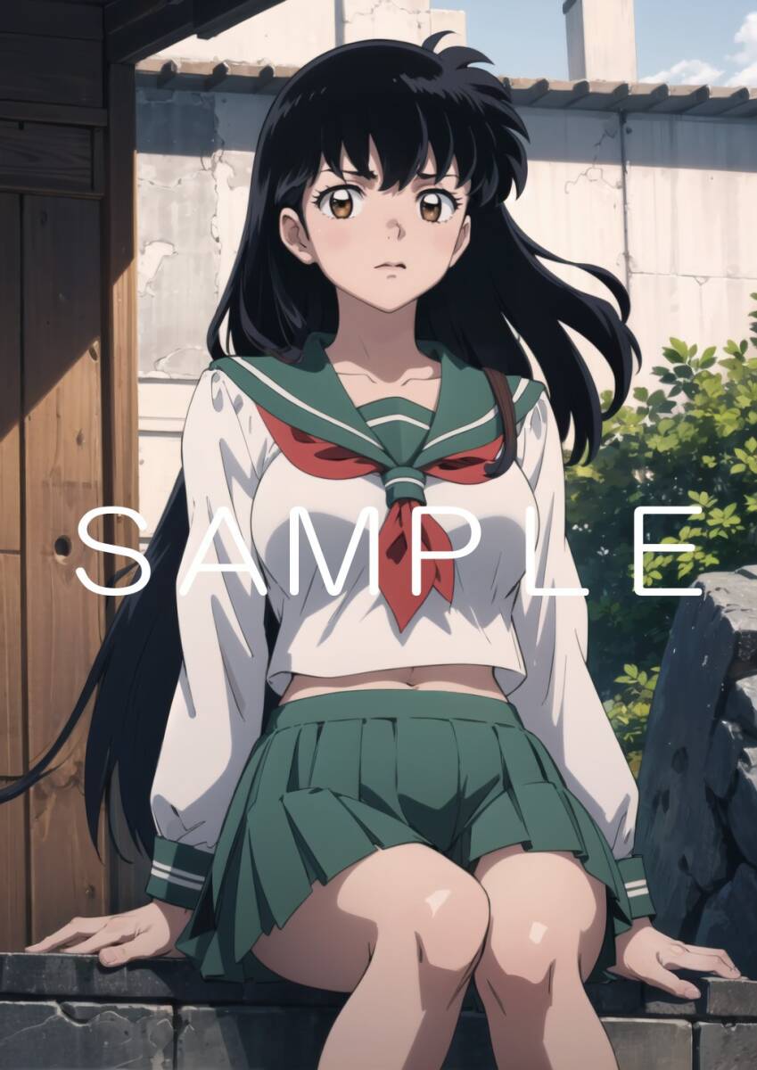 Yahoo!オークション - No33580 犬夜叉 日暮かごめ 同人ポスター 同人 ...