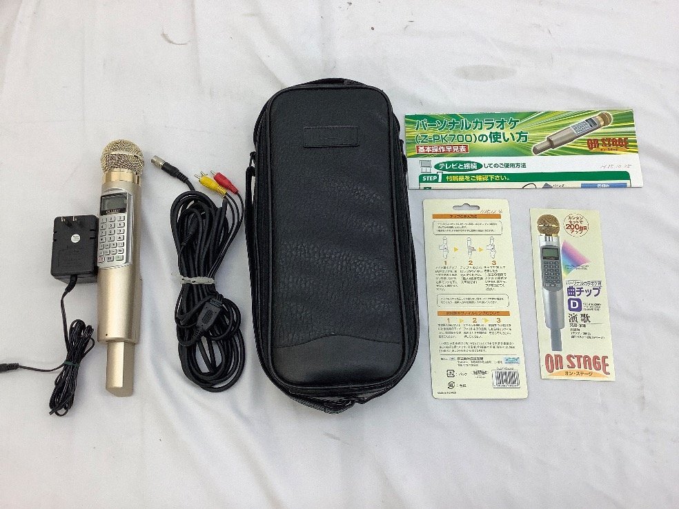 Yahoo!オークション - ON STAGE パーソナルカラオケ Z-PK700 通電のみ...