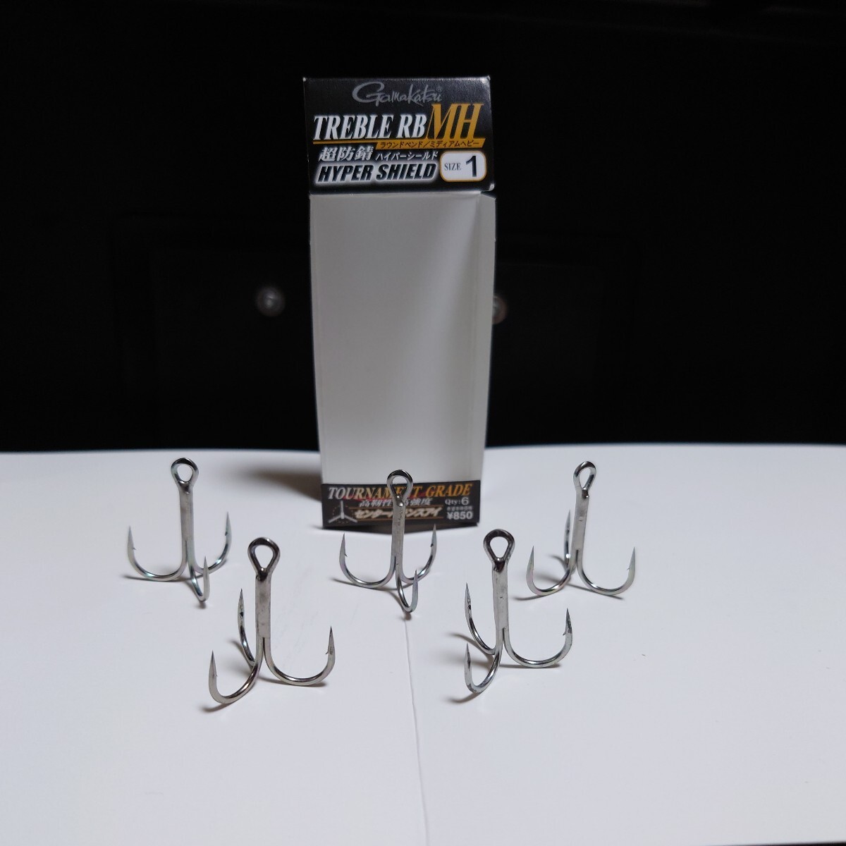 Yahoo!オークション - 中古美品 がまかつ TREBLE RB MH #1 超防錆 5本(...