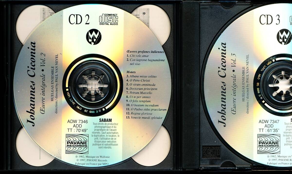 Yahoo!オークション - 3CD PAVANE ウエルガス・アンサンブル/Huelgas E...