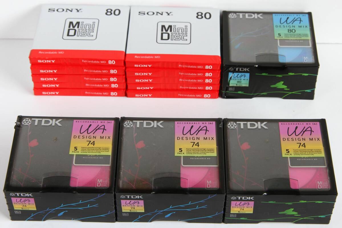 Yahoo!オークション - 〔未開封品〕SONY・TDK 74・80分MD 計30枚
