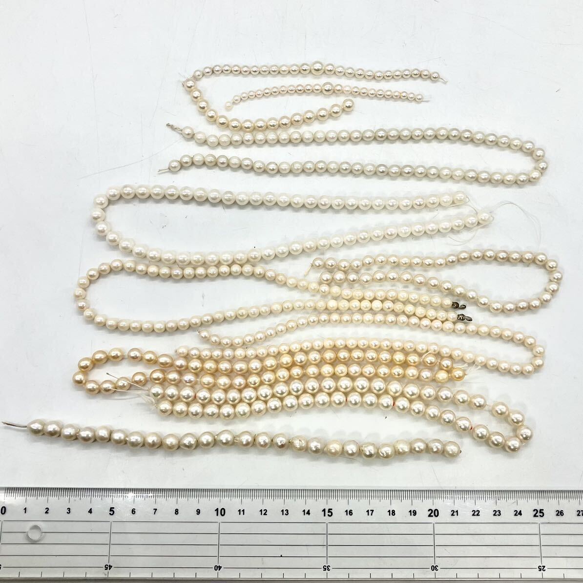 Yahoo!オークション - アコヤアクセサリーパーツおまとめ j約191g あ...