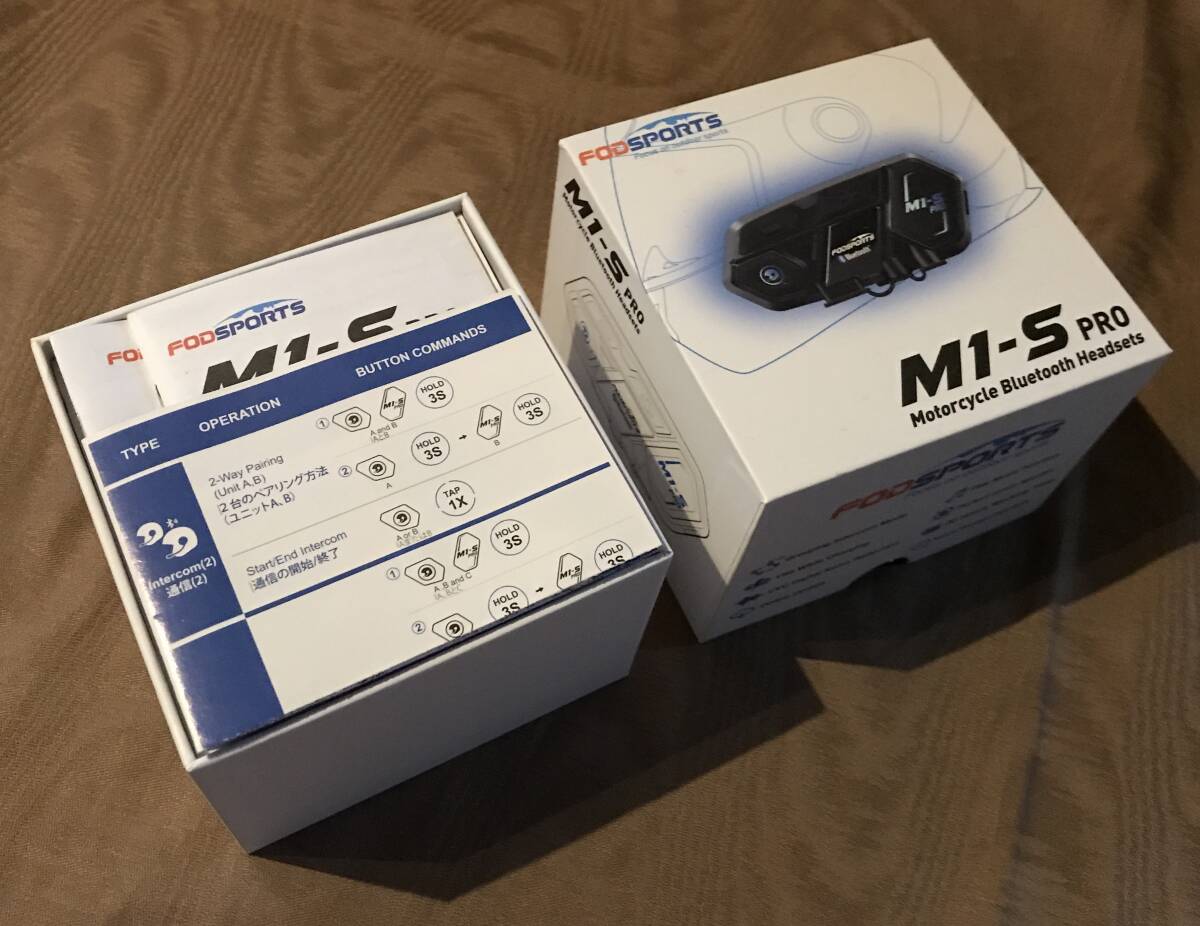 Yahoo!オークション - 即決 FODSPORTS バイク インカム M1-S PRO 最大8...