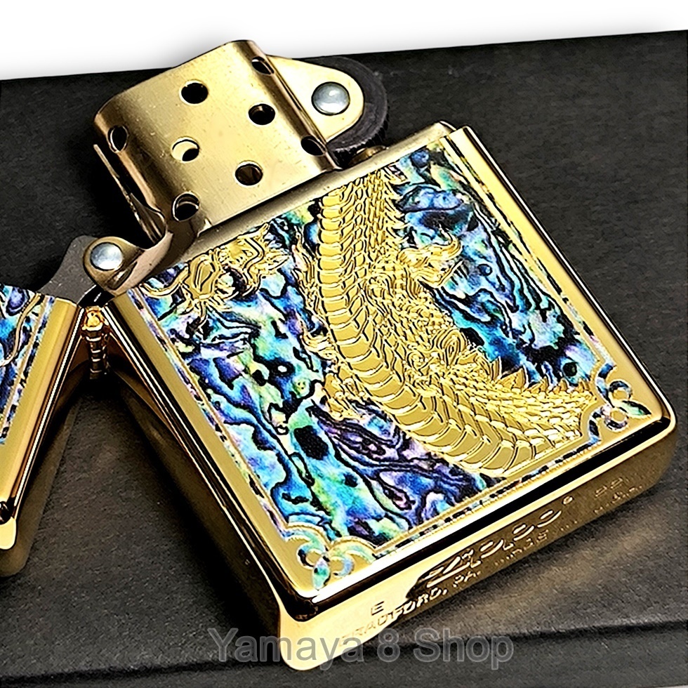 ZIPPO 88個限定モデル ドラゴン シェル柄/ゴールド ジッポー ZIPPO 88個限定モデル ドラゴン シェル柄/ゴールド ジッポー
