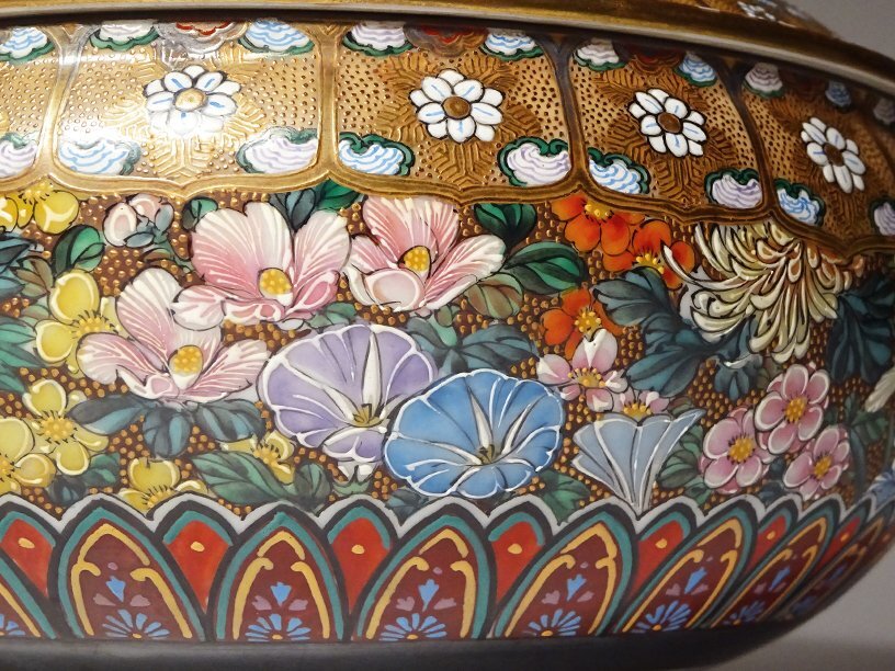 慶應 明治大正期の九谷焼陶画工 清水美山 作 色絵金襴手百花繚乱図菓子器 盛金 蓋物茶器茶道具 驚異の明治工藝その他|売買されたオークション情報、yahooの商品情報をアーカイブ公開