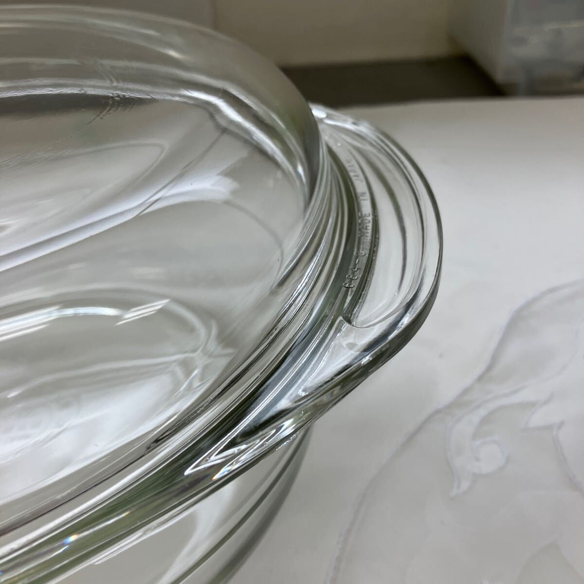 Pyrex キャセロール 耐熱ガラス オーブン 電子レンジ用 パイレックス 保存容器 B4 4① 0621 ガラス製 |売買されたオークション
