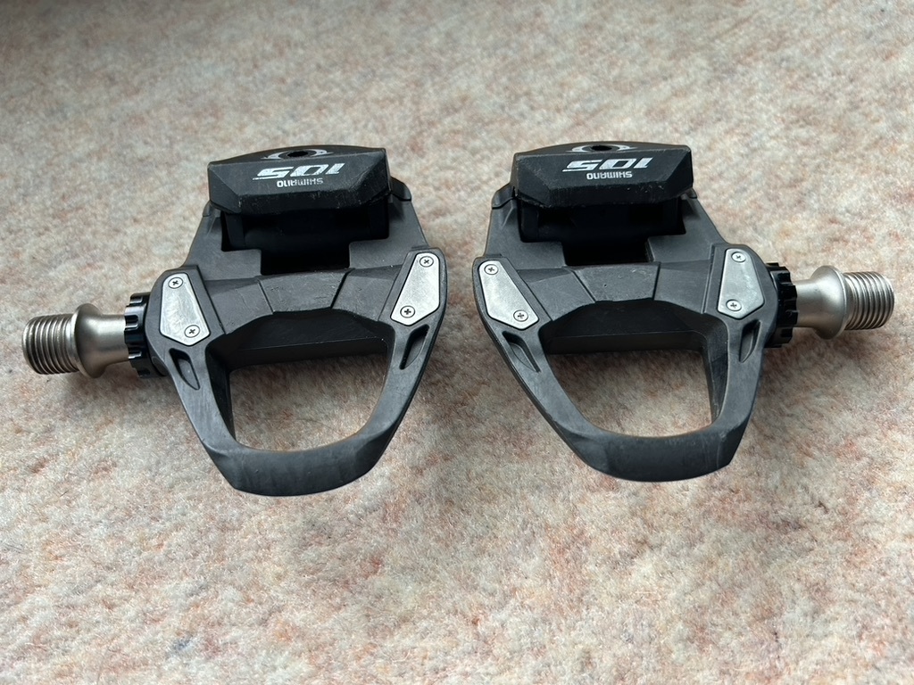 Yahoo!オークション - SHIMANO PD-R7000 105 SPD-SL ビンディングペダ...