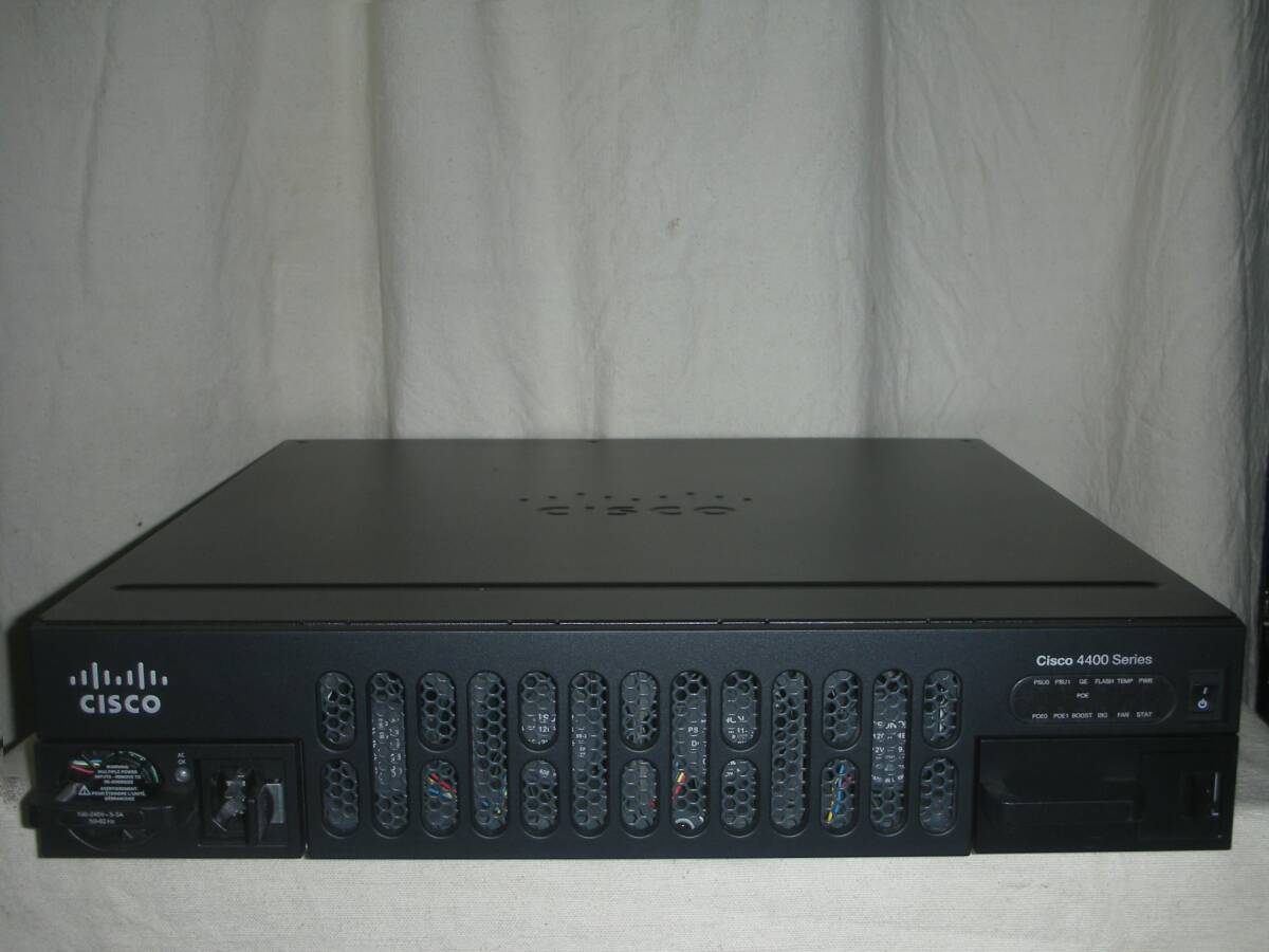 Yahoo!オークション - w/1 NIM-ES2-4 Cisco 4400 [ISR4451-X/K9 V07]