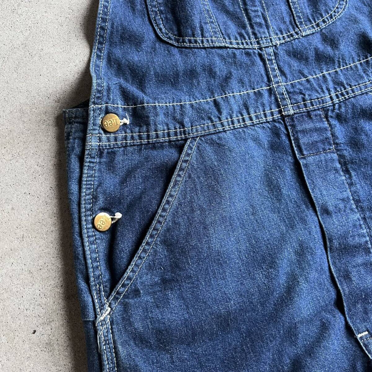 リー Lee'70s vintage デニム オーバーオール usa製 古着 リー Lee'70s vintage デニム オーバーオール usa製 古着