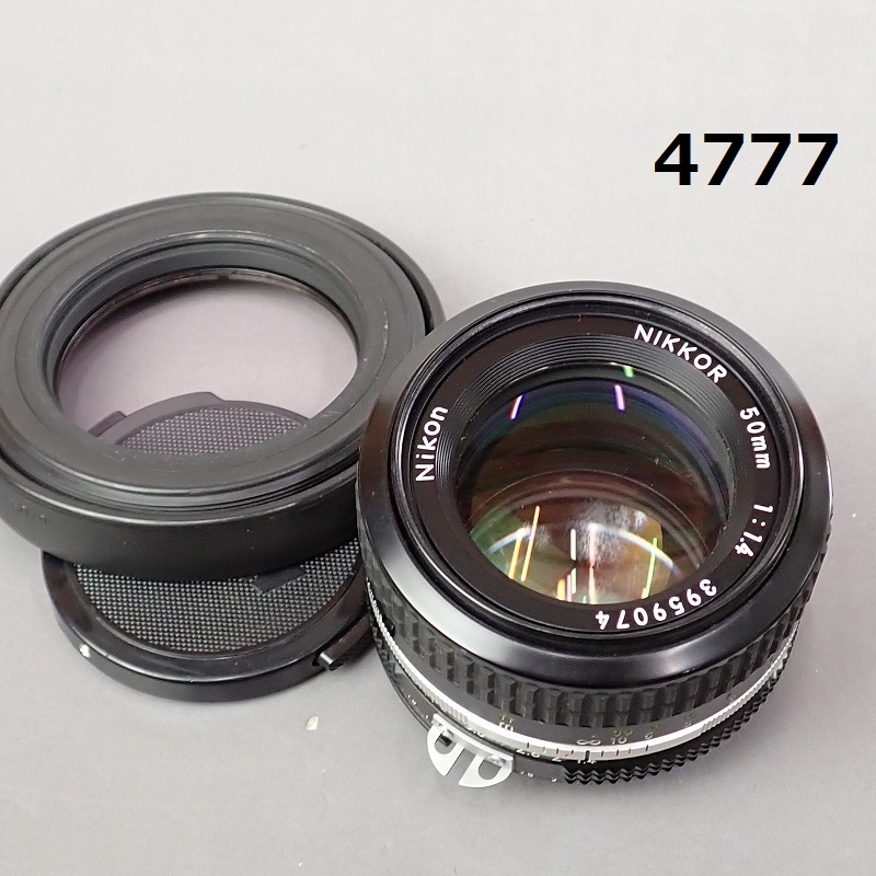 Yahoo!オークション - FK-4777 NIKON NIKKOR 50㎜ 1 1.4 AI 絞り羽根O...