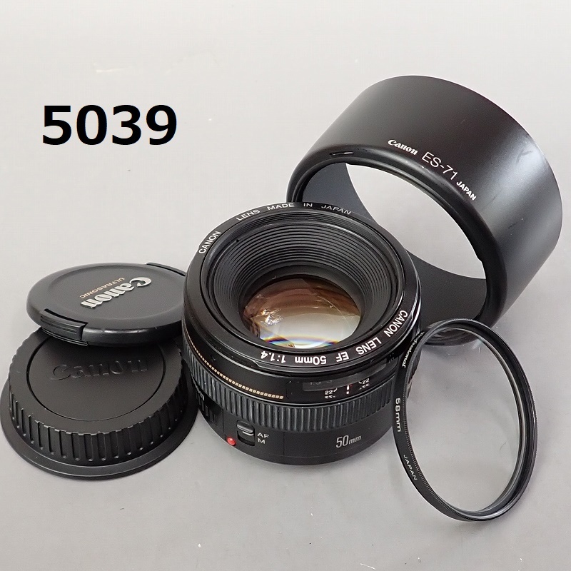 Yahoo!オークション - FK-5039 CANON LENS EF 50mm 1 1.4 AF動作・実...