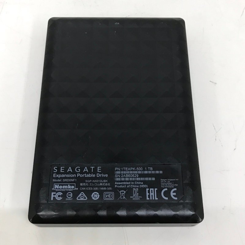 ELECOM エレコム SEAGATE 1TB ブラック SRD0NF1 外付けHDD ポータブルハードディスク 240326SK370002(1TB～)｜売買されたオークション情報 ...