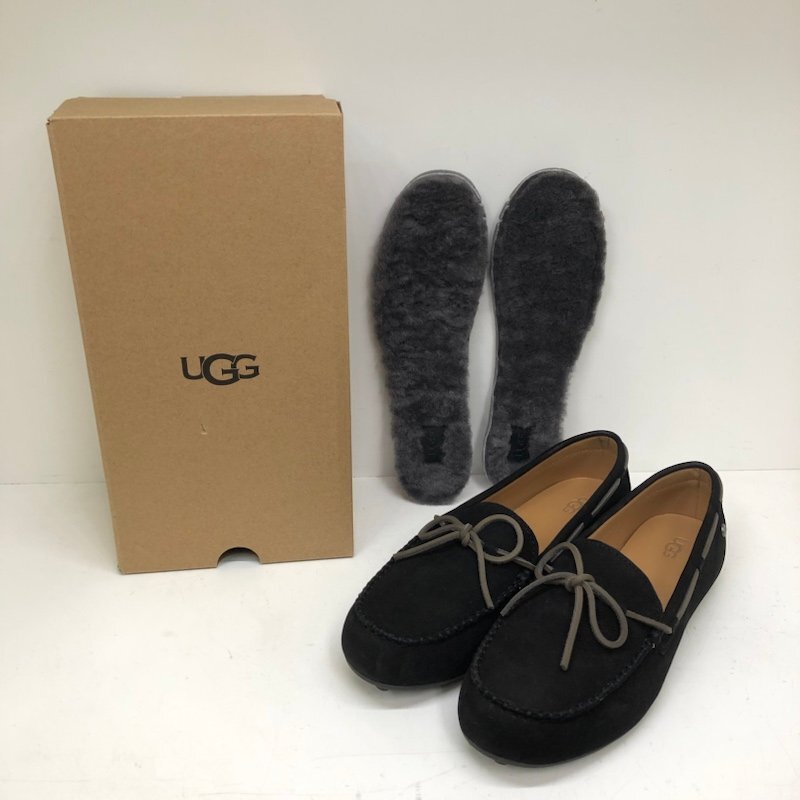 Yahoo!オークション - UGG アグ W ALANA TS アラナ モカシン 26cm ブラ...